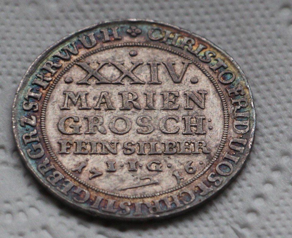 Stolberg 24 Mariengroschen 1716 | eBay