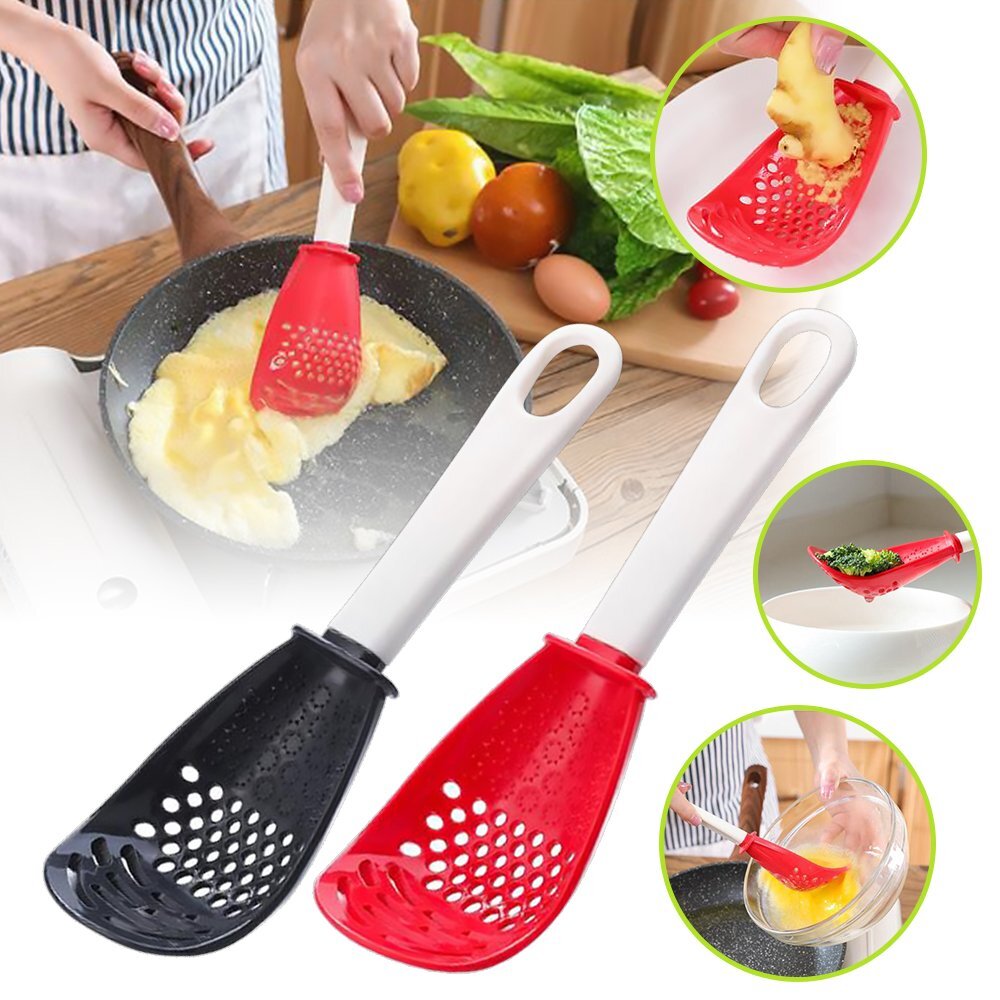 Kitchen Cooking Spoon Tool Multifunction Premium PP Soup Spoon Skimmer ...