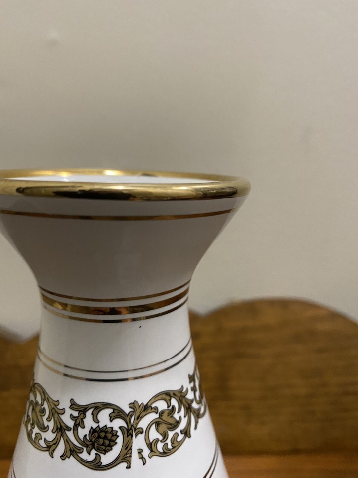 Vintage Dakas Rhodos Handmade 24K Gold Vase 7.5" Tall | eBay