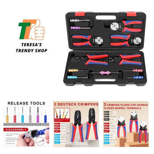 Deutsch Crimper Kits for Deutsch DT Connectors: Close Barrel and Open ...