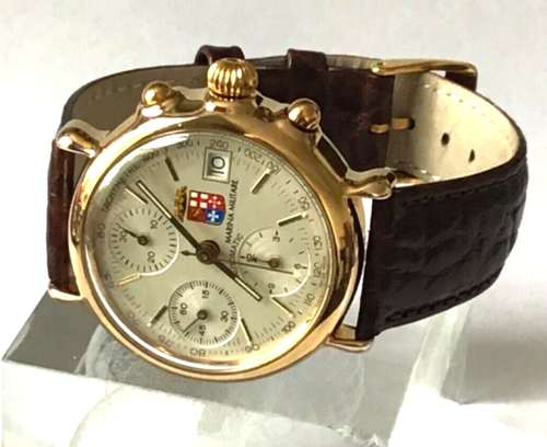 Marina Militare Italian Naval - Swiss 7750 Automatic Chronograph Watch ...