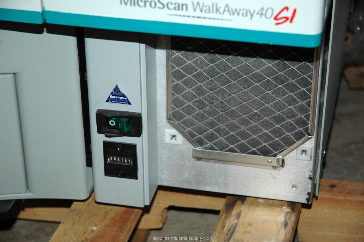 Siemens MicroScan Micro Scan WalkAway Walk Away 40-SI Analyzer 30 Day ...