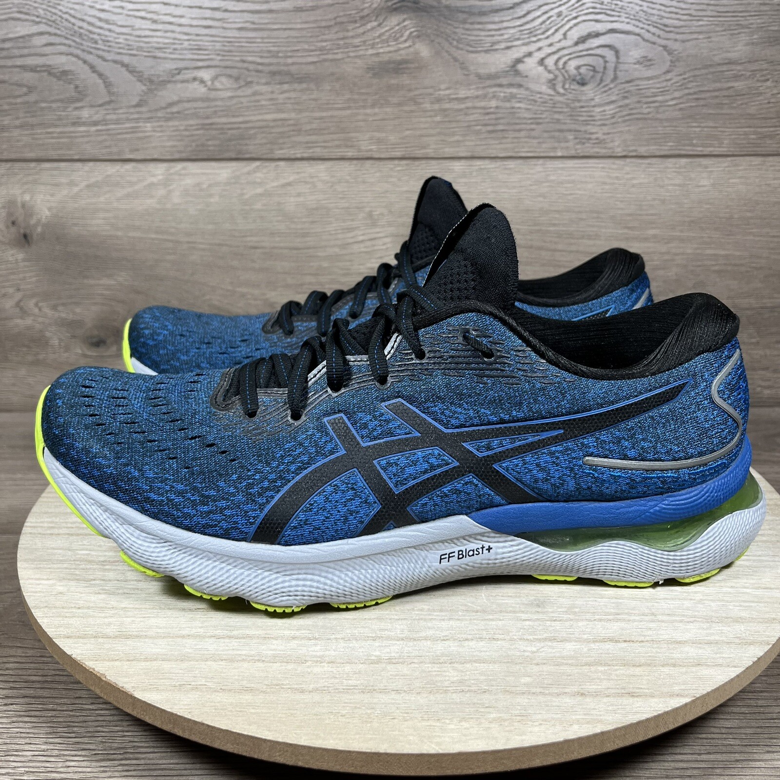 Asics Gel Nimbus 24 Blue Green Running Shoes 1011B359… - Gem