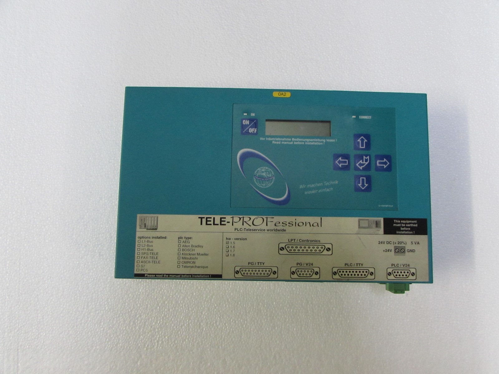 TELE-PROFessional PLC-Teleservice COMM. Interface 1.5 HW (GG6) | eBay