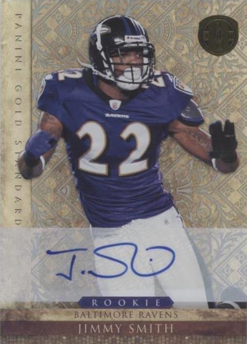 2011 Panini Gold Standard - Rookie Jimmy Smith #196 Silver Signatures ...