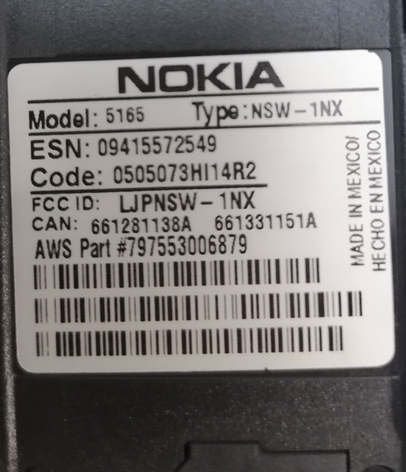 Nokia 5165 Cell Phone | eBay