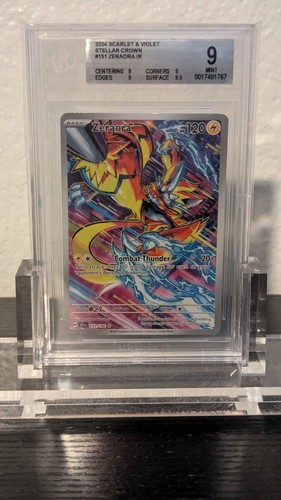 Pokemon BGS 9 Zeraora IR 151/142 Steller Crown 2024 | eBay
