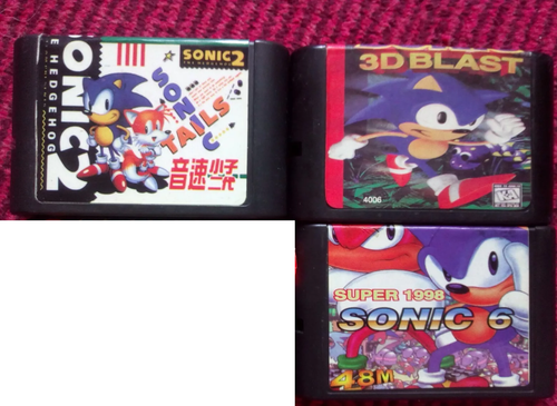 Famiclone rare game 3 cartridges for sega drive 16 bit | eBay