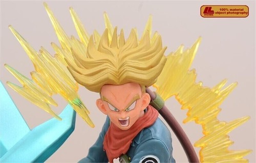 Anime Dragon Ball Z Super Saiyan Trunks Big Sword Effect Figure Statue ...