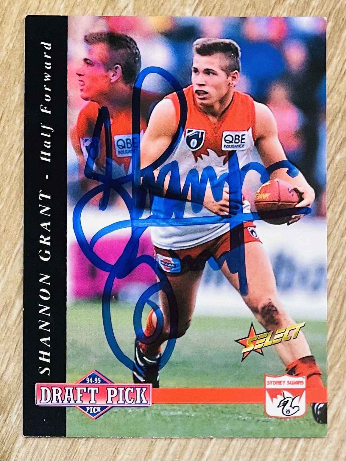 Shannon Grant Signed 1995 AFL Select Sydney Swans Norm Smith Medalist | eBay Australia