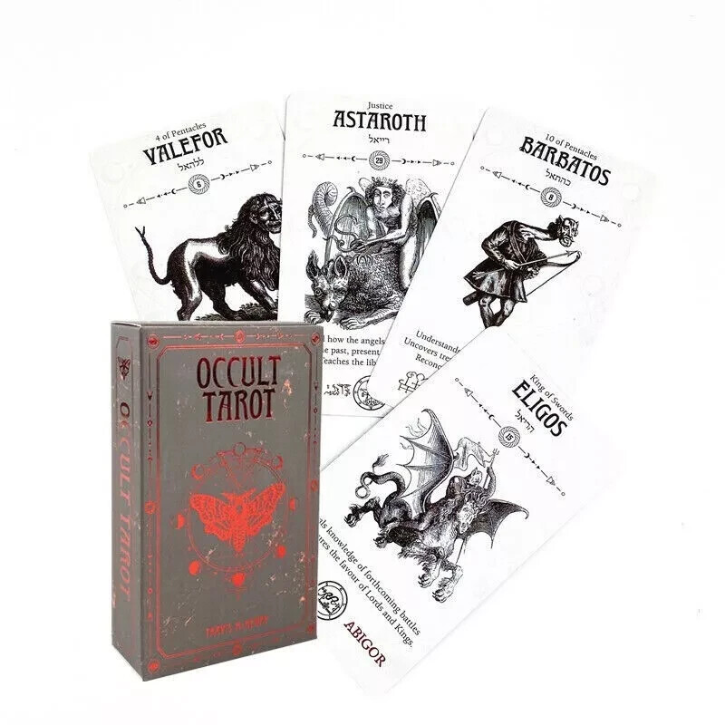 Occult Tarot Deck Mysterious Divination Tarot Cards Oracles Deck Board ...