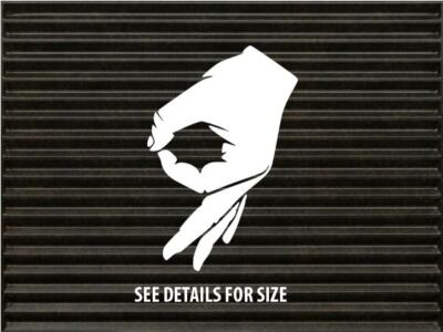 MADE YOU LOOK HAND Decal Sticker Drift Honda Toyota OK Funny JDM car ...