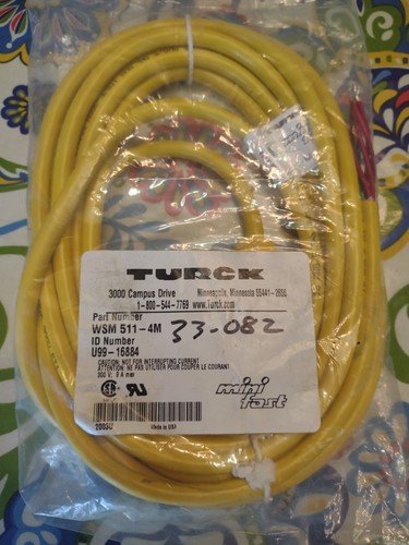 Turck Minifast Molded Cordset WSM 511-4M U99-16884 U99168784 | eBay