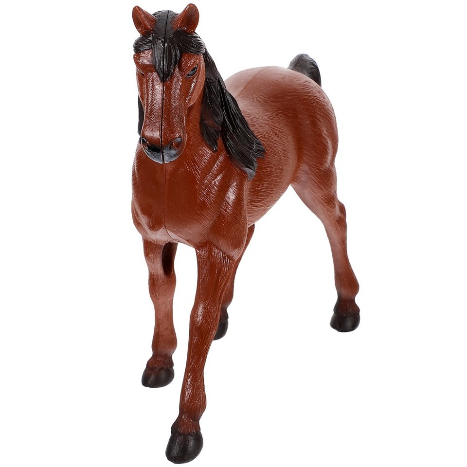 Small Horse Figurine Simulation Horse Decoration Home Plastic Horse ...