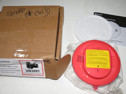 Kidde 30CUD10 Detect Smoke + Carbon Monoxide Alarm 10-Year Battery Open ...