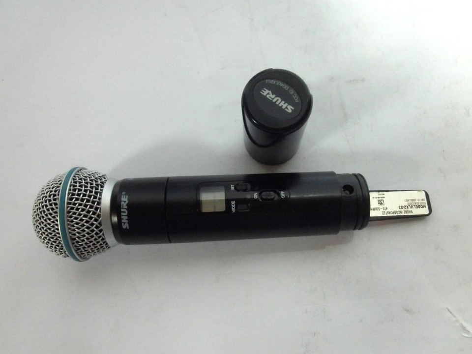 Shure ULX2-G3 470-506MHz Wireless Transmitter Microphone w/ SM58 Head ...