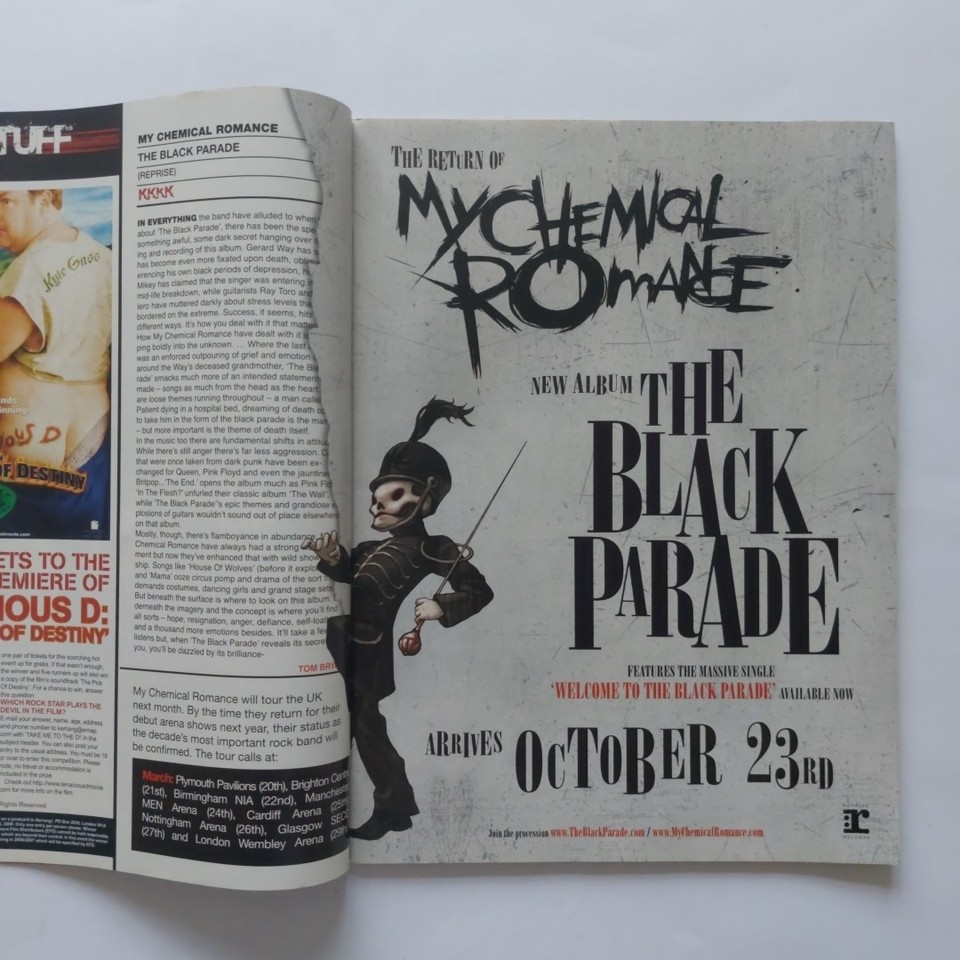 KERRANG Magazine 1130 - Mikey Way My Chemical Romance MCR (21 OCT 2006 ...
