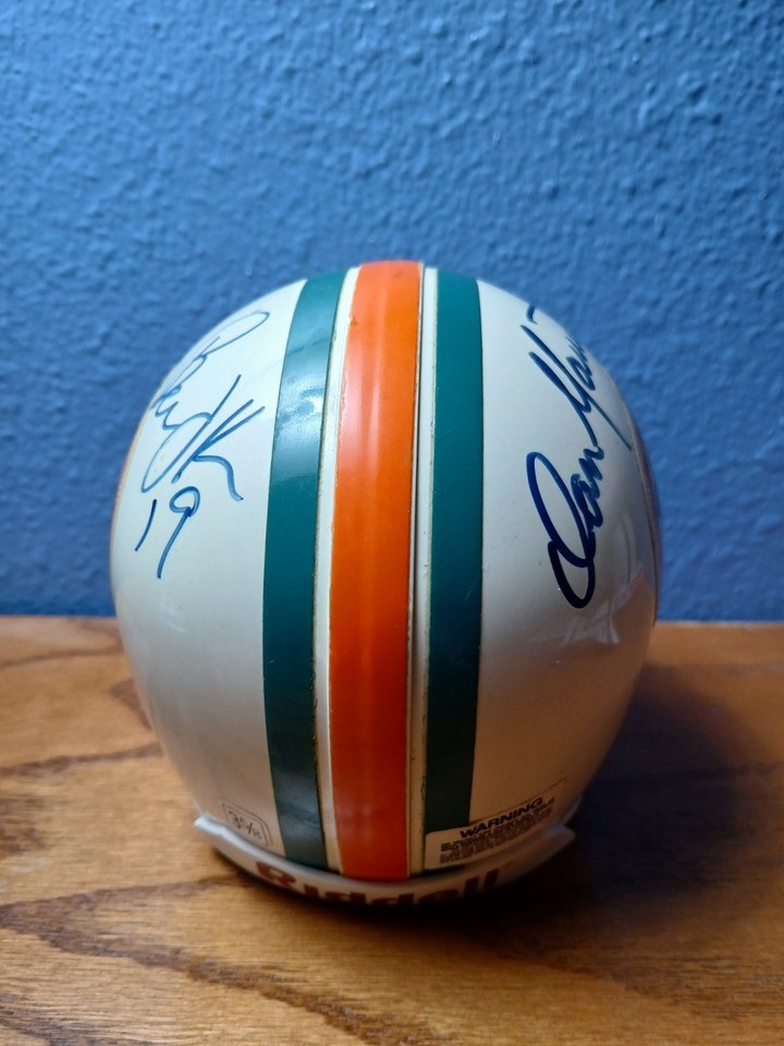 Miami Dolphins OJ McDuffie/Bernie Kosar/Dan Marino Autograph Mini ...