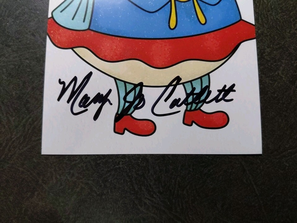 MARY JO CATLETT As MRS. PUFF Hand Signed Autograph 4X6 PHOTO ...
