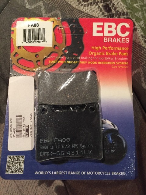 EBC - FA88 - Organic Brake Pads for sale online | eBay