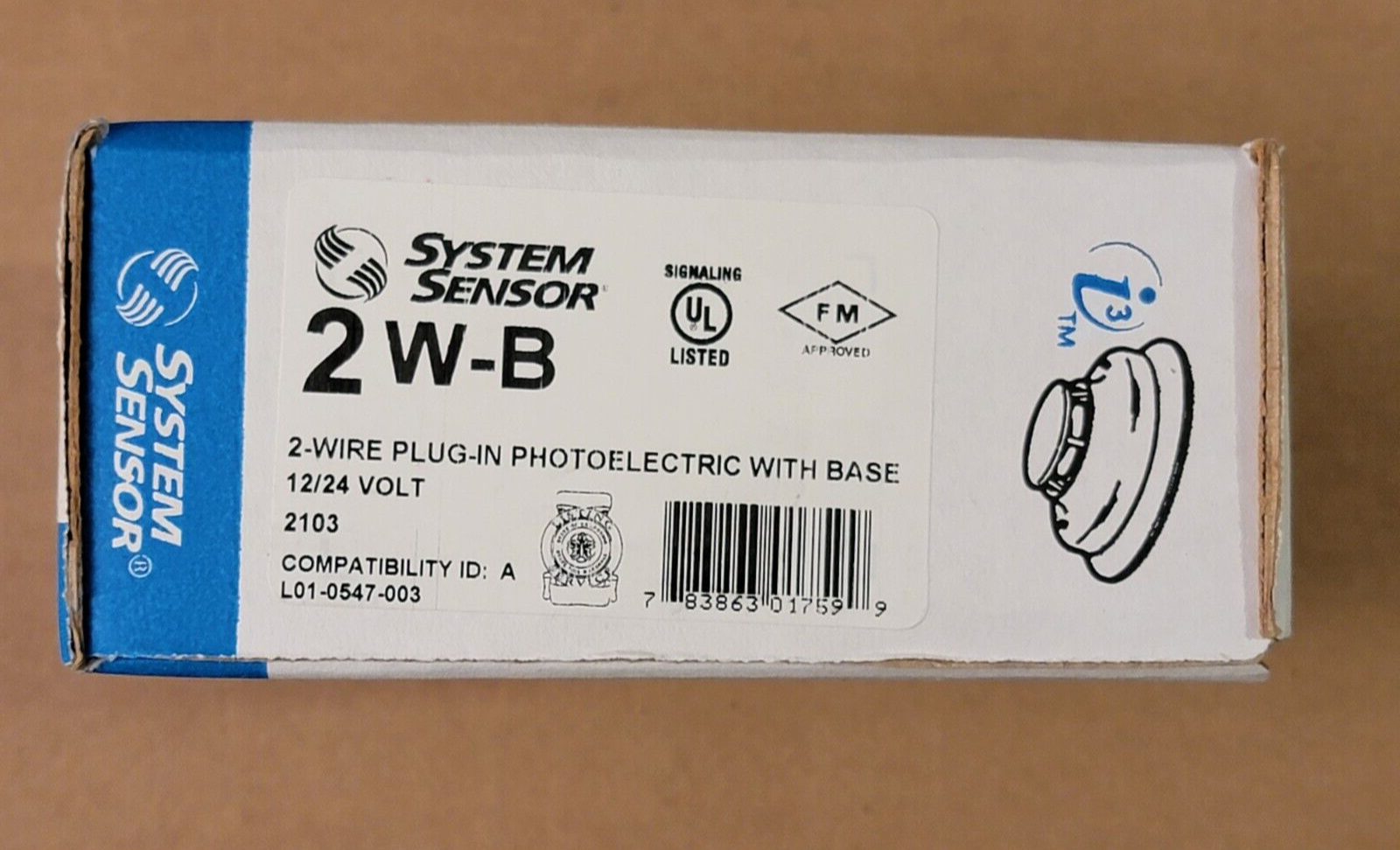 System Sensor 2W-B i3 Photoelectric Smoke Detector, New in Box, Ships ...