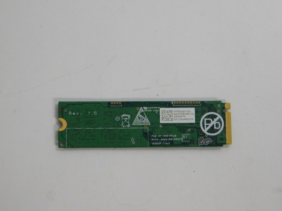 Union Memory PCle X4 NVMe 256GB Laptop SSD Solid State Drive 01FR535 ...
