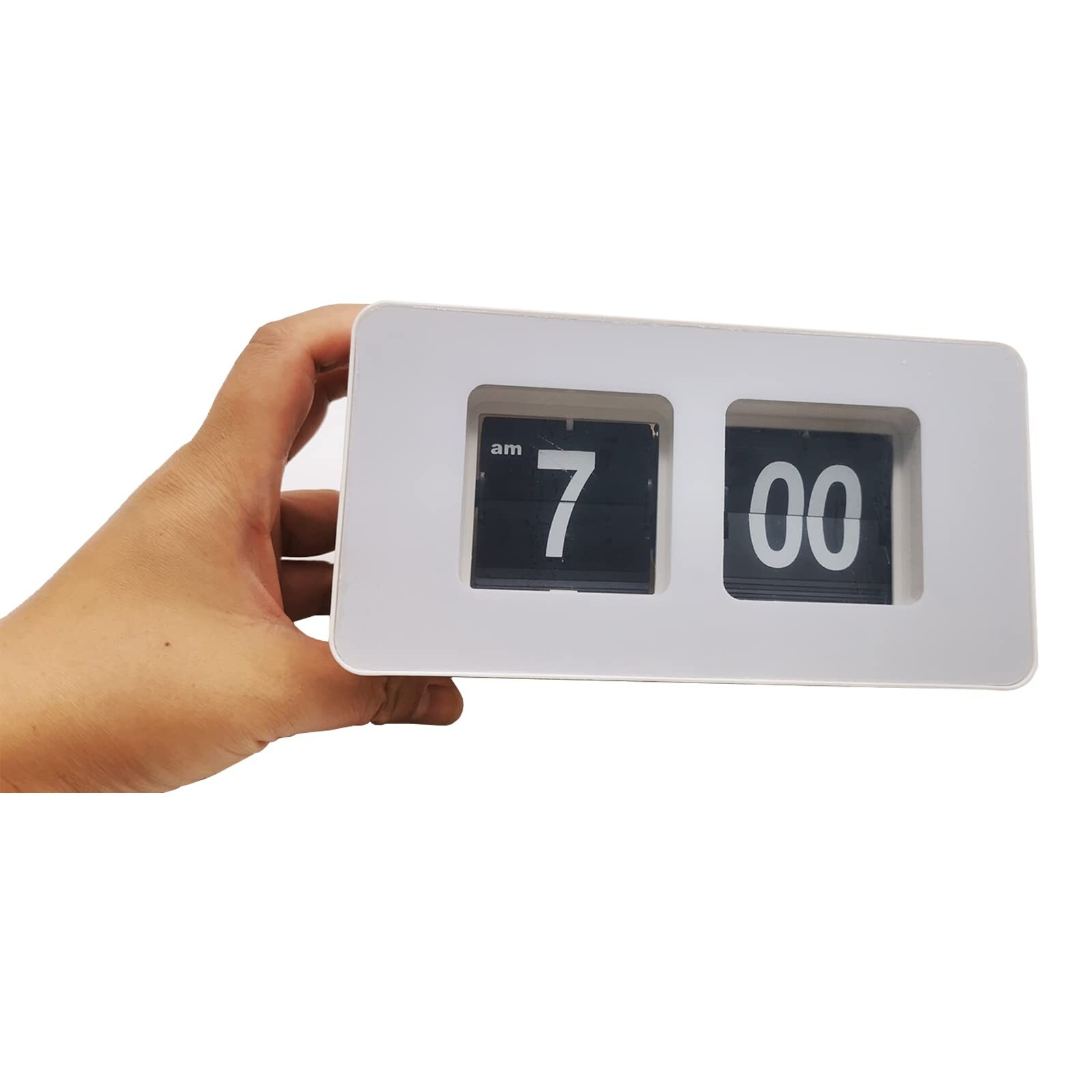 Auto Flip Clock Bedroom Decor Aesthetic Flip Clock Modern Simple Retro ...