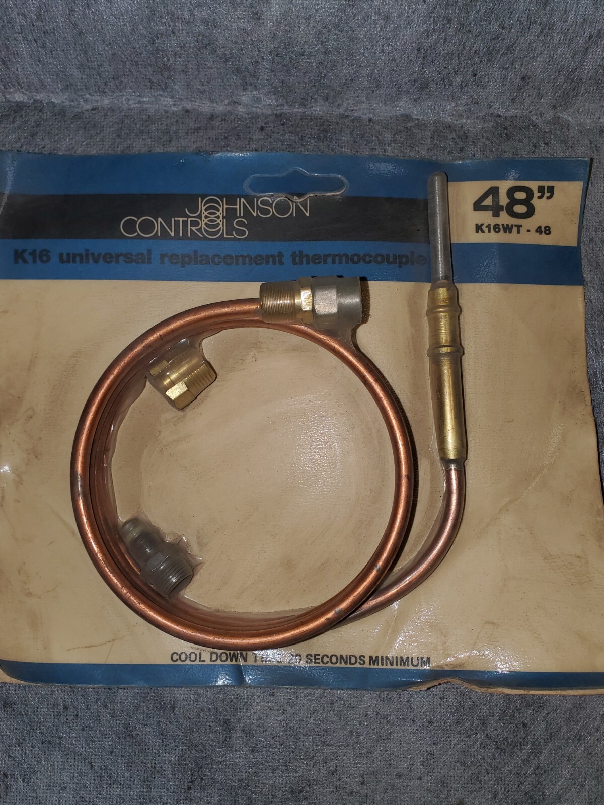 Thermocouple -Johnson Controls K16WT-48 Thermocouple 48" Universal ...
