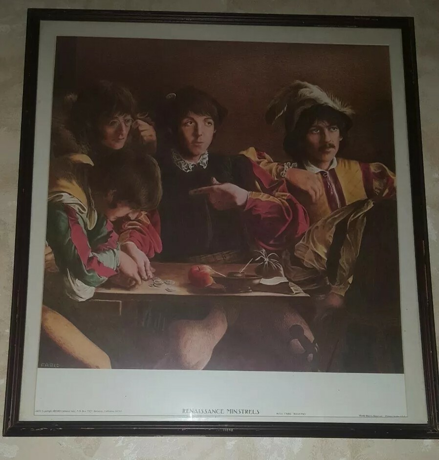 The Beatles vintage poster Renaissance Minstrels 1969 by:Fabio Traverso ...