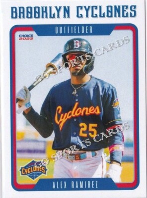 2023 Brooklyn Cyclones Alex Ramirez RC Rookie New York Mets Minor ...
