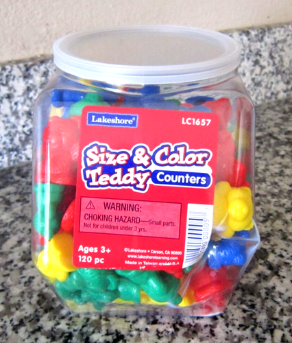 Lakeshore Size & Color Teddy Counters | eBay