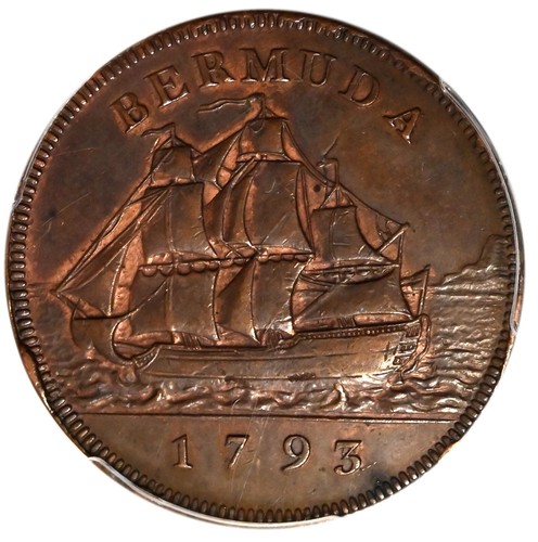 BERMUDA Penny 1793 Soho (Birmingham) Mint George III PCGS AU53 | eBay
