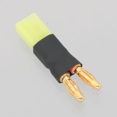 Mini Tamiya Female To 4mm Banana Bullet Male No Wires Adapter RC Lipo ...