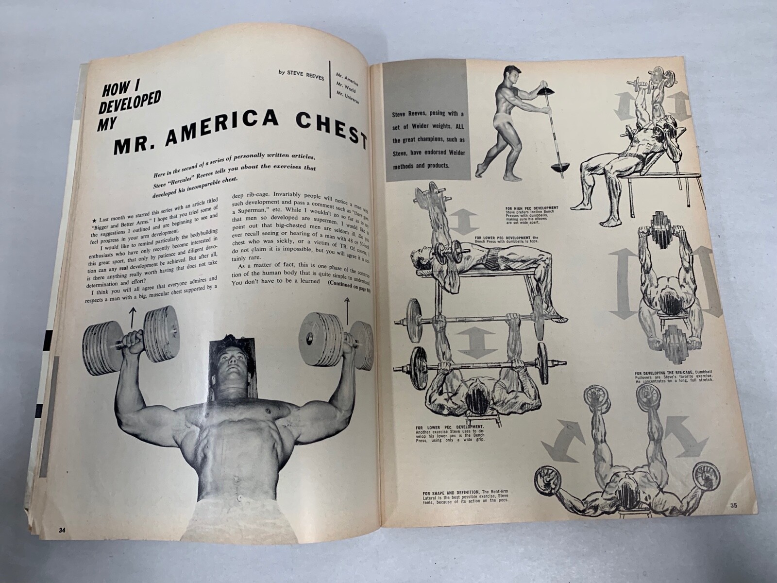 Vintage Feb 1963 2/63 MUSCLE BUILDER MAGAZINE Bodybuilding (A6) | eBay