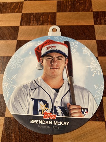 2020 Topps Holiday Brendan McKay Ornament Card Rookie RC #WHO-BM Tampa ...