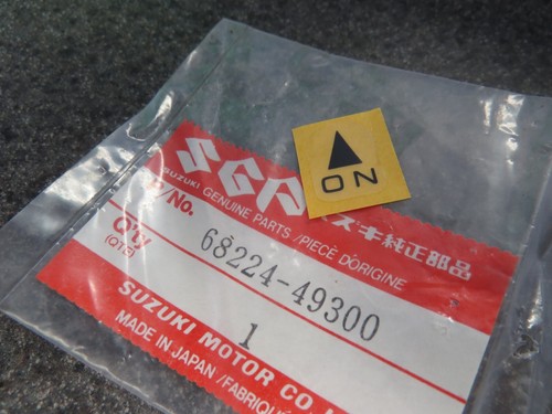 NOS Suzuki On Label Emblem Sticker 1983 GSX750 Katana 68224-49300 | eBay