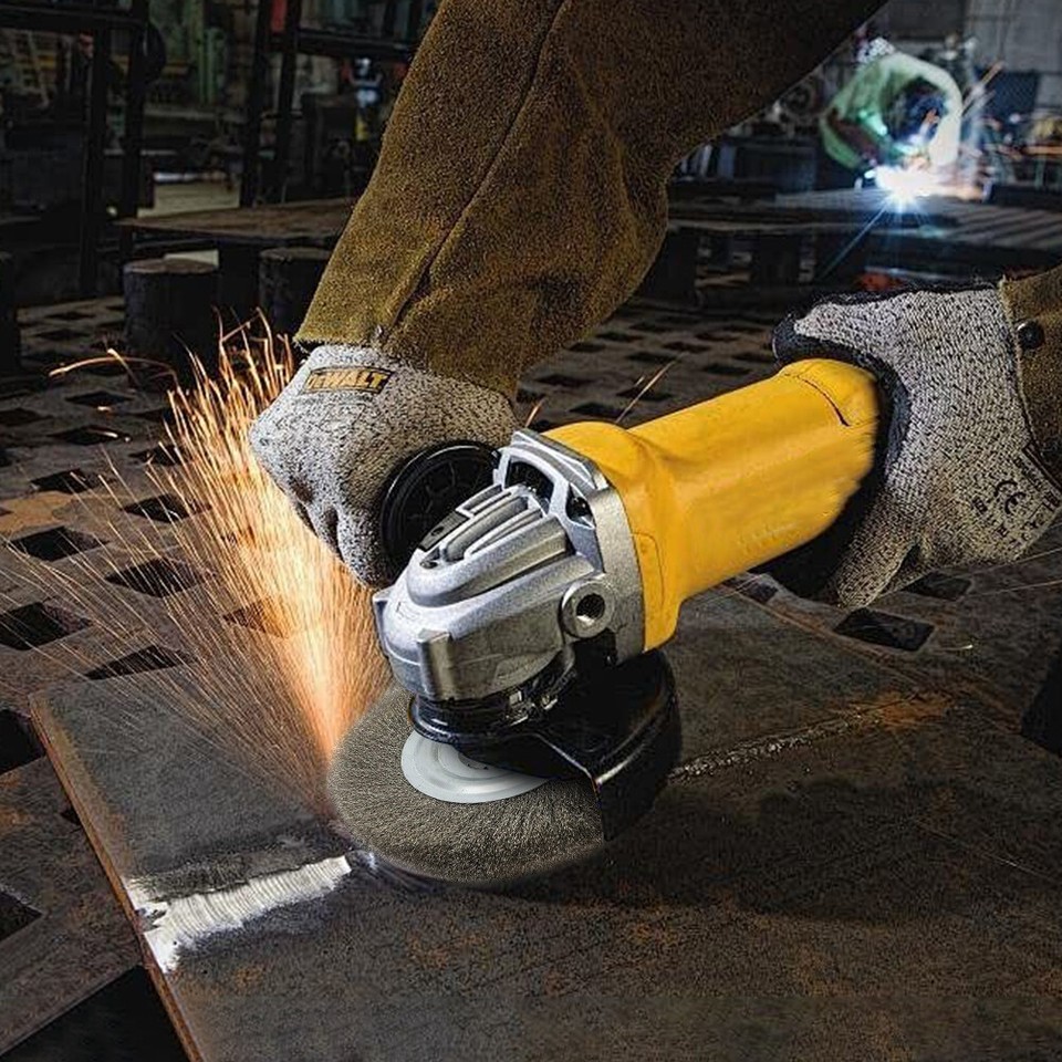 125mm Stainless Steel Wheel Brush Rust Removal Polishing Brush Drill ...