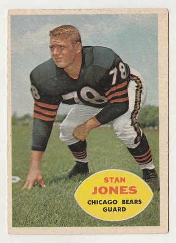 Stan Jones 1960 Topps #17 - Chicago Bears | eBay