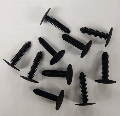 PC-10 BLACK PLASTIC PUSH CLIPS ( 10-PK ) | eBay