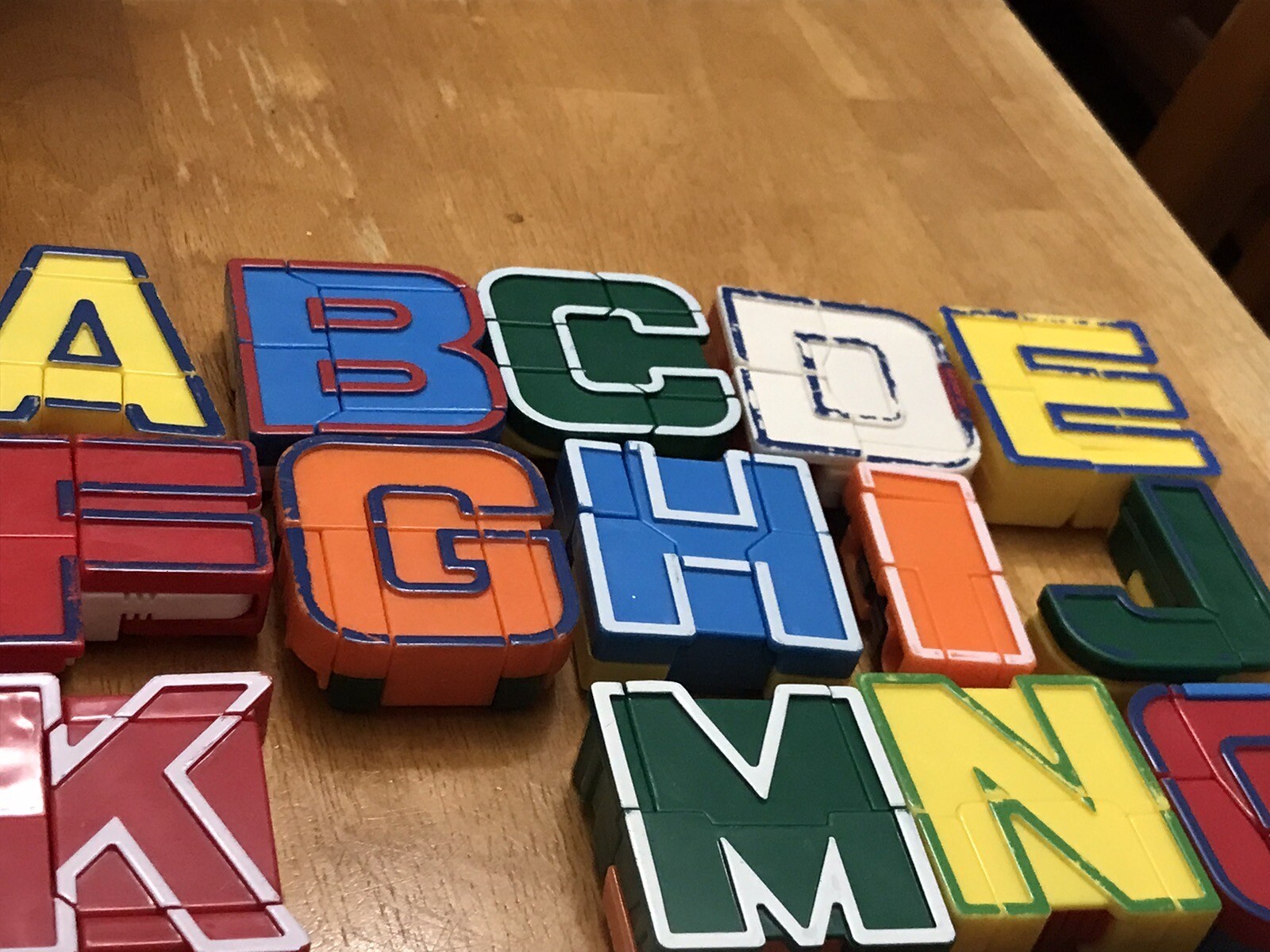 Vintage Lakeshore Alpha-bots Transformers Alphabet Letters Learning Toy ...