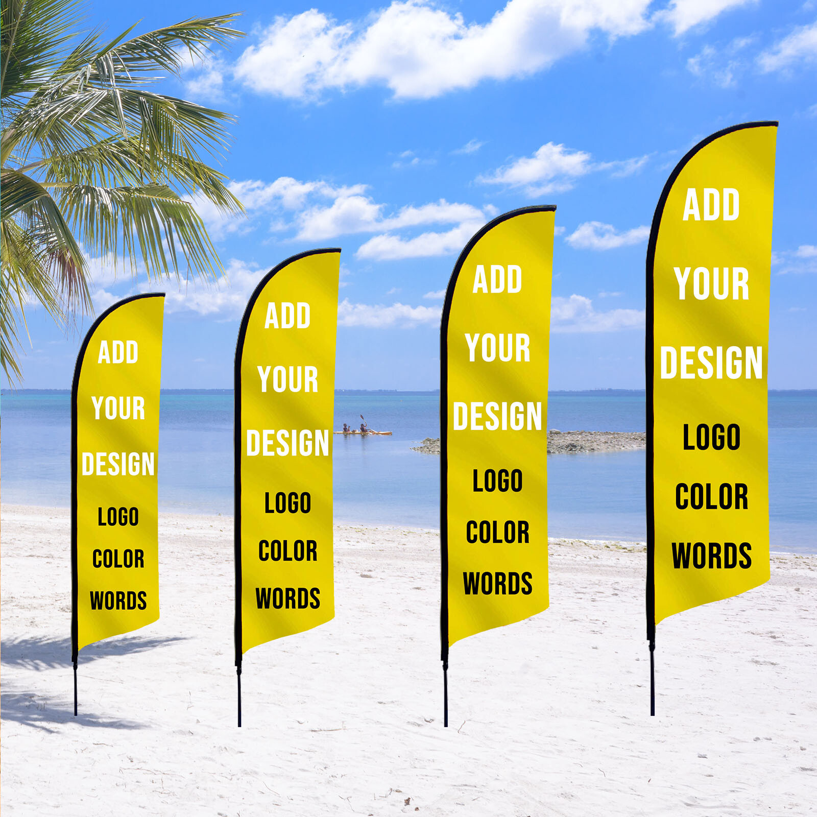 Personalized Feather Flags for Business Custom Advertising Banner Diy ...