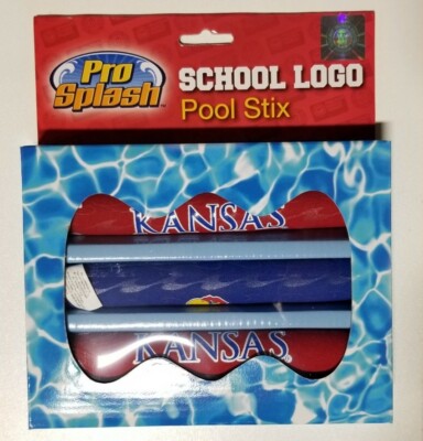 Kansas Jayhawks Swimming Pool Diving Sticks (Splash Pro) Set containing ...