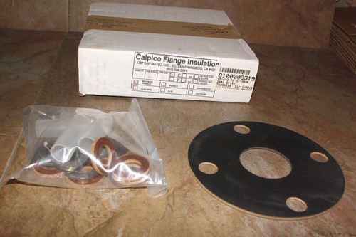 Calpico Flange Insulation Kit 2" Neoprene-Faced Phenolic Type E | eBay