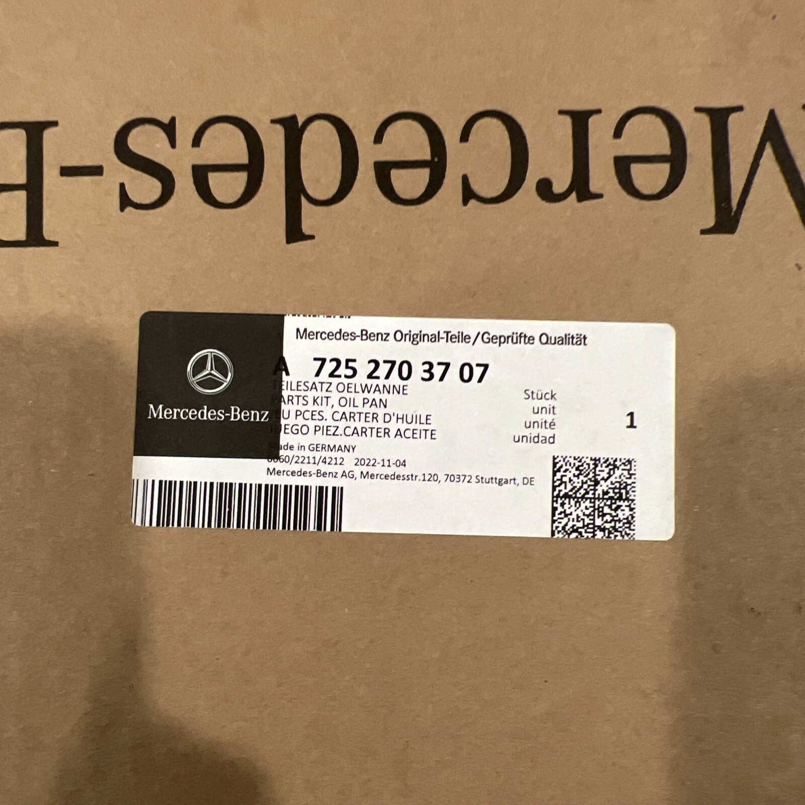 Mercedes-Benz GLS X166 Transmission Oil Pan A7252703707 OEM for sale ...