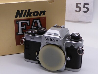Nikon FA Titanium Shutter 35mm Film SLR Camera Silver Body. please read ...