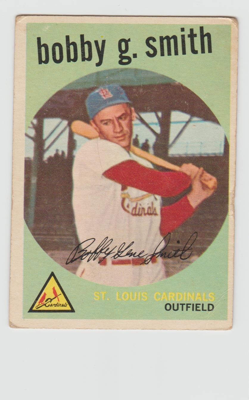 1959 TOPPS BOBBY G. SMITH CARD 162 LOW GRADE | eBay