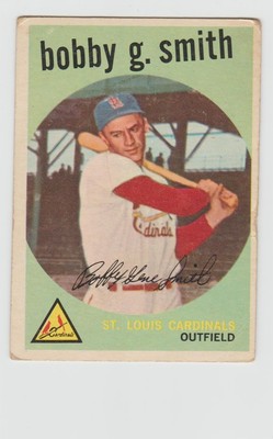 1959 TOPPS BOBBY G. SMITH CARD 162 LOW GRADE | eBay