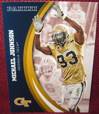 2016 PANINI GEORGIA TECH YELLOW JACKETS #38 MICHAEL JOHNSON | eBay