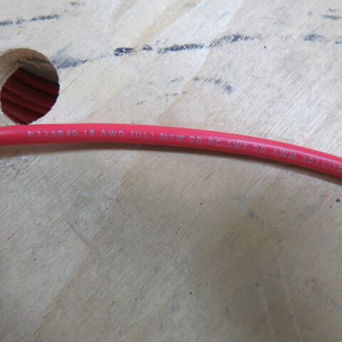 GENERIC MTW-10-19-RED Qty of 50 per Lot WIRE. 10 19BC 600V 1015/1230 ...