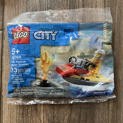 New LEGO City Fire Rescue Water Scooter (30368) Polybag Set ...